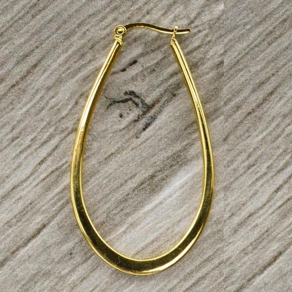 JULIO JEWELRY | Jewelry | New Julio Jewelry Flattened Teardrop Earrings ...